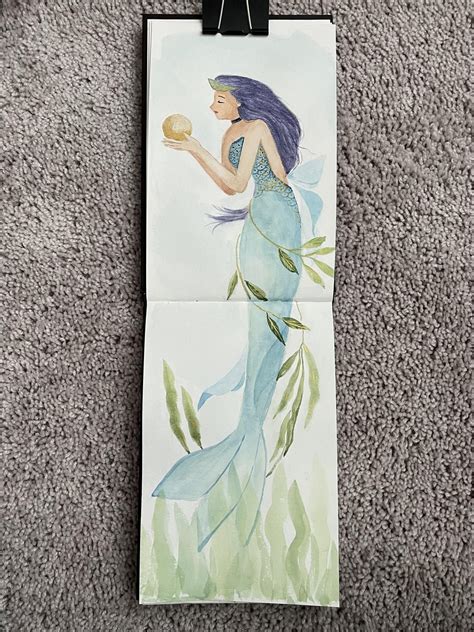 Watercolor Mermaid Rwatercolor