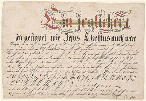 Pennsylvania German Fraktur And Manuscripts Digital Collections