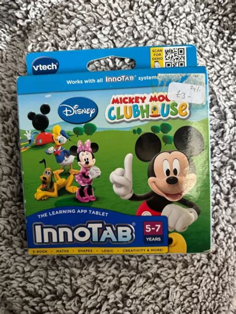 Vtech Innotab Software Disneys Mickey Mouse Clubhouse Cartridge New £5 92 Picclick Uk