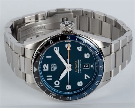 Tag Heuer Autavia Gmt Wbe511aba0650 Sold Out Blue Dial On