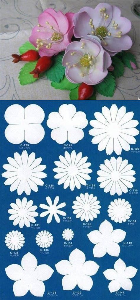 Natali Nato Paper Flowers Paper Flower Template Flower Template
