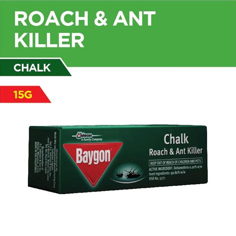 Baygon Roach And Ant Killer Chalk 15g Shopee Philippines