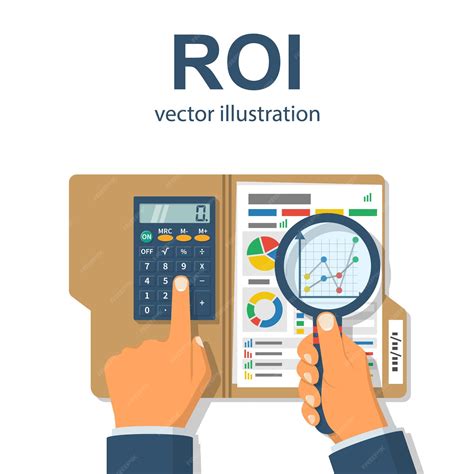 Premium Vector Roi Concept Return On Investment Roi Business