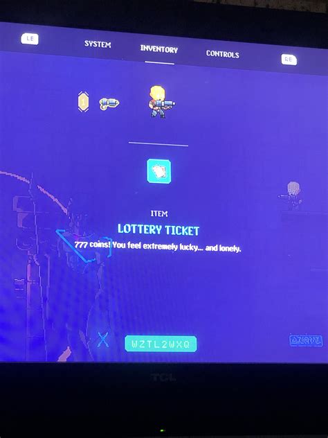 Lottery Ticket In First Level Heres Input Code Rneonabyss