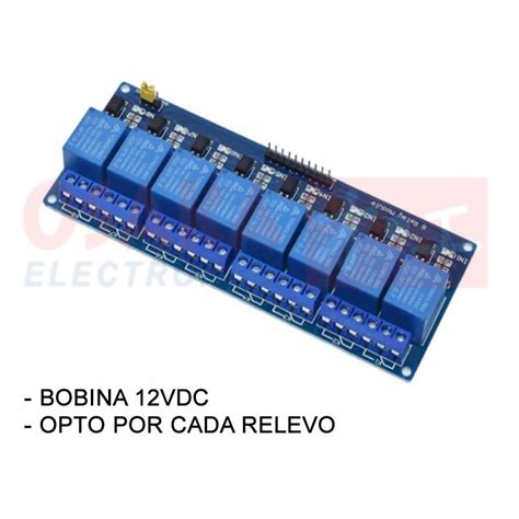Modulo Relé Canales VDC con Optoacoplador Osaka Electronics