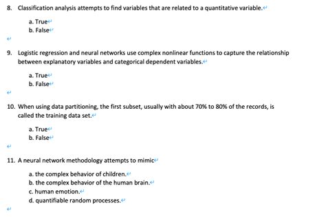 Solved 1 The Testing Set In Data Partitioning Is The A