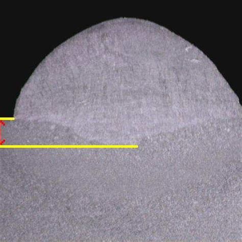 FIGURE1 Depth Of Penetration Of Weld Bead Download Scientific Diagram