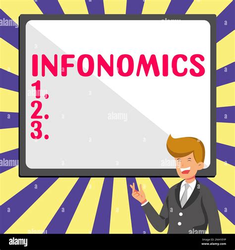 Text Caption Presenting Infonomics Business Concept Visual Image Used