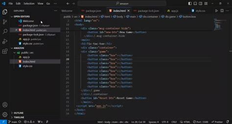 Sakshi Gawali On Linkedin Hello Everyone This Is My Mini Project Game Tic Toc Toe Using Html