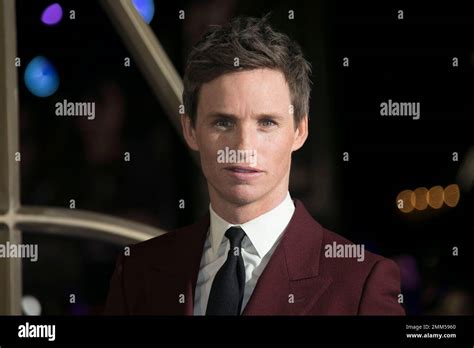 Actor Eddie Redmayne Poses For Photographers Upon Arrival At The