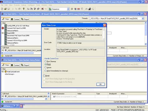got 17300 error when execute ivi step in teststand