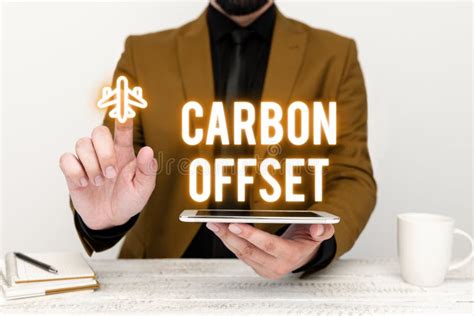 Inspiration Showing Sign Carbon Offset Internet Concept Reduction In