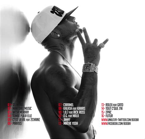 Booba Le Tracklisting De Son Album Futur