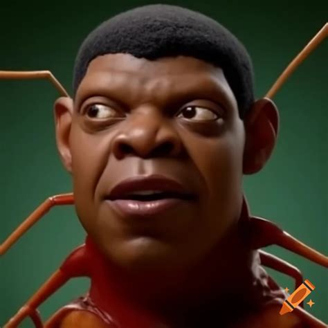 Cartoony Exaggerated Face On A Cockroach Style Body On Craiyon