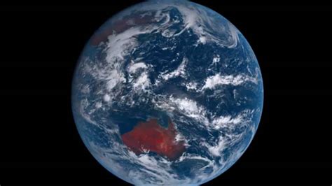 Watch Earths Completion Of Full Rotation Captured In Stunning