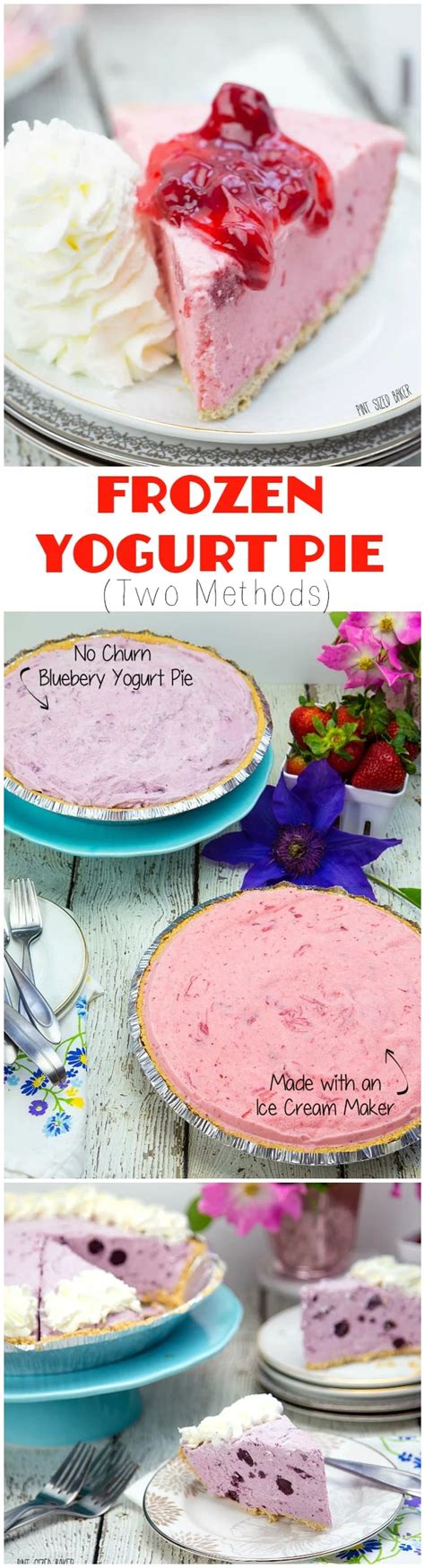 Frozen Yogurt Pie Two Methods • Pint Sized Baker