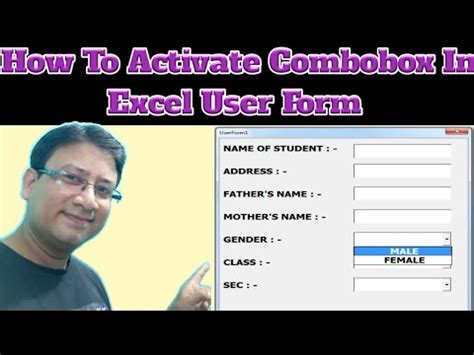 How To Activate Combobox In Excel Userform Part 1 Excel Userform Me Combobox Ko Kaise Enable