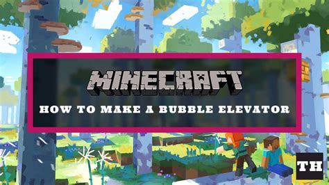 How To Make A Bubble Elevator In Minecraft 118 Bedrock And Java Try