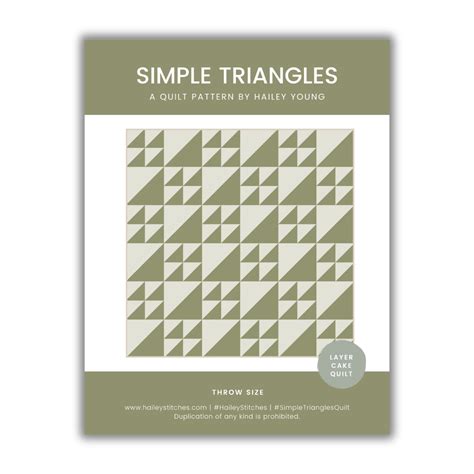 Simple Triangles Download Hailey Stitches