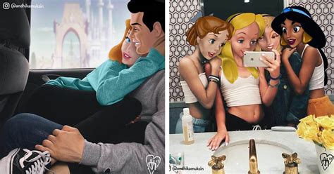 Who Would Ve Thought That Disney Characters Would Fit So Perfectly Into Celebrity Photos
