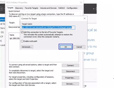 Instructions To Configure ISCSI Initiator On Windows Server