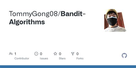 github tommygong08 bandit algorithms