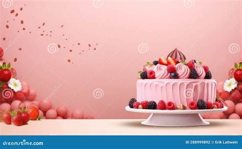 Stylish Advertising Background For A Cake Shop Stock Concepts Stock