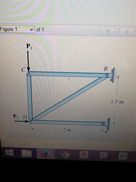 Solved Determine The Force In Member Ad Bc Bd And Cd State