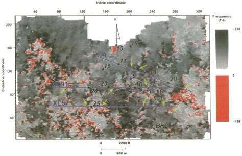 Figure 1 Map Of Instantaneous Frequency Behavior Across A Thin Bed