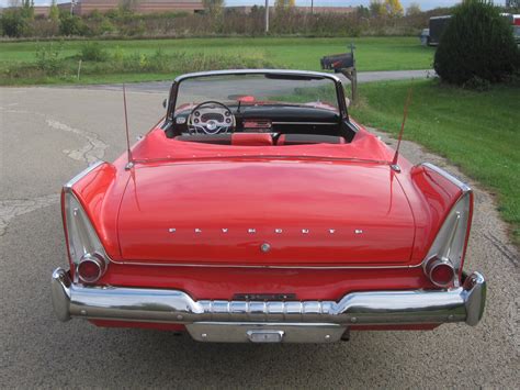 1958 Plymouth Belvedere Fury Toreador Red Convertible 318cu 290hp