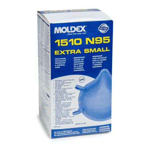 Moldex N95 Disposable Healthcare Particulate Respirator And Surgical Mask