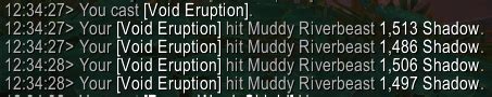 Void Eruption Is Hitting 4 Times On A Single Target Up From 2 In