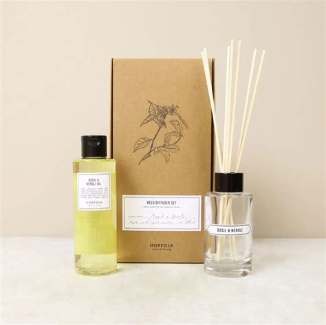 Basil And Neroli Reed Diffuser Set
