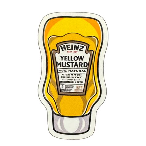 Heinz™ Yellow Mustard Sticker Betres Hallmarks