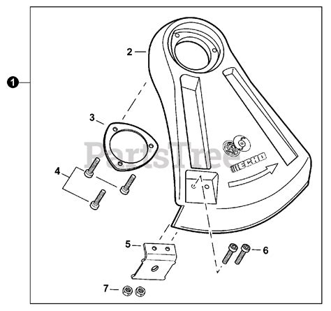 Echo SRM Echo String Trimmer SN S S Debris Shield Parts Lookup