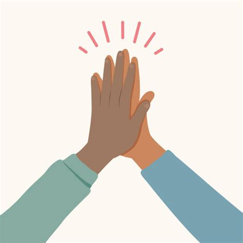 Hand High Five Clipart High Five Hand Minimalist Hand Drawn Vector