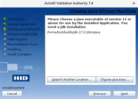 Installing Validation Authority On Linux