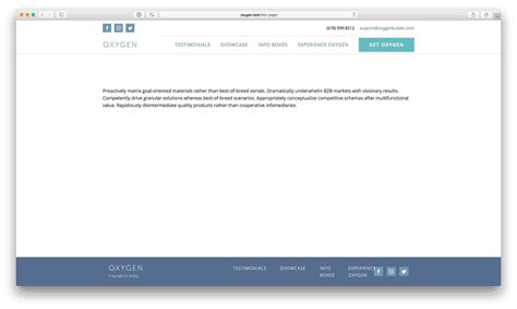 How To Fix Footer Floating Above Content Oxygenbuilder
