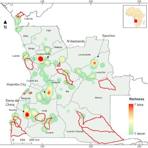 Species Richness Of Vigna Genus In Angola In The Provinces And