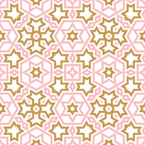 Premium Vector Abstract Geometric Tile Seamless Pattern With Different Shapes Mosaic Card