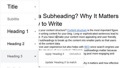 What Is A Subheading Why It Matters And How To Write