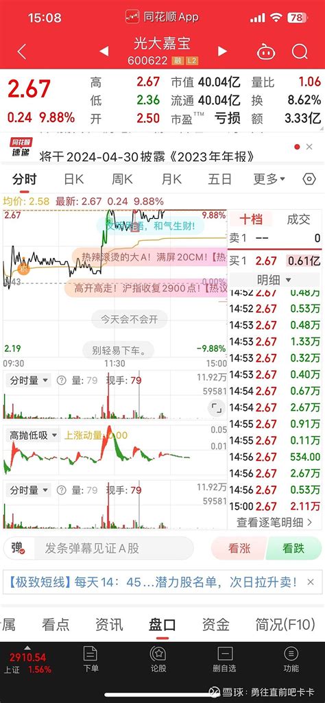 记录 新年新气象、新年新希望！加油！买入 光大嘉宝 雪球