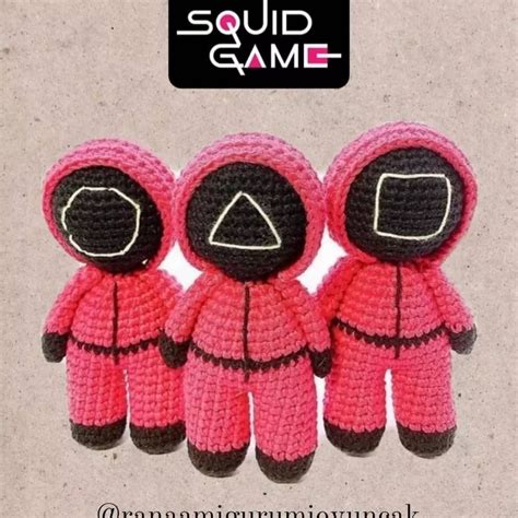 Squid Game Amigurumi Crochet Free Pattern Amigurumi