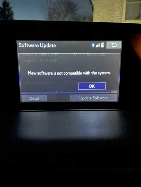 Updating Software Rlexusis