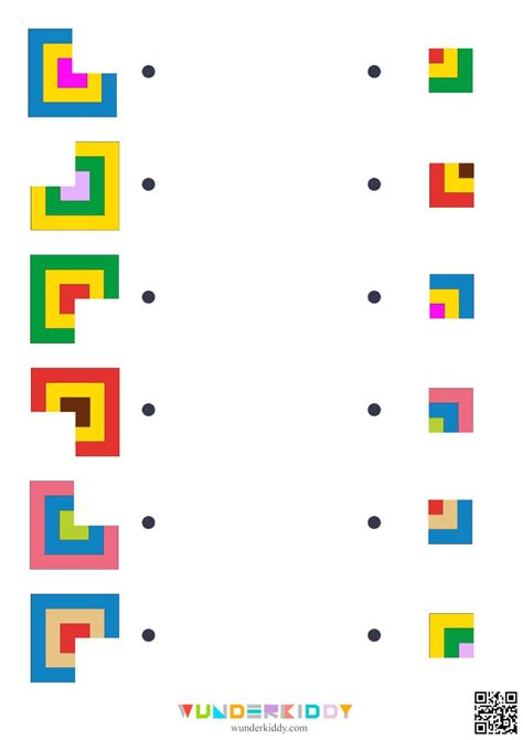 Printable Square Missing Parts Worksheet For Early Learning In 2025