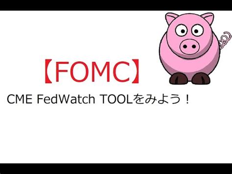 CME FedWatch TOOLをみようFOMCに備えて YouTube