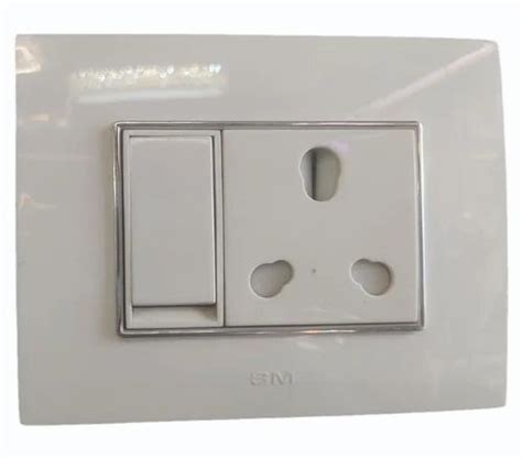 5A White Polycarbonate Modular Switch At 395 Piece In Navi Mumbai ID 19429758712