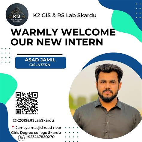 Asad Jamil On Linkedin Im Happy To Share That Im Starting A New Position As Gis Intern At K2