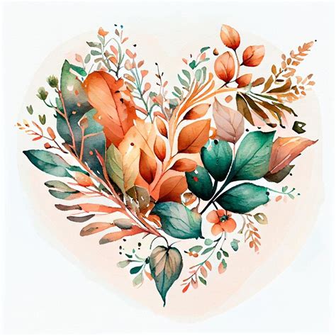 Premium Photo Pretty Cute Heart Illustration With Isolated Background
