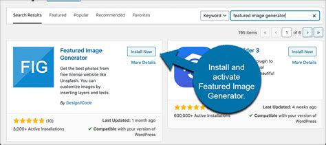 how to add free images to wordpress with featured image generator